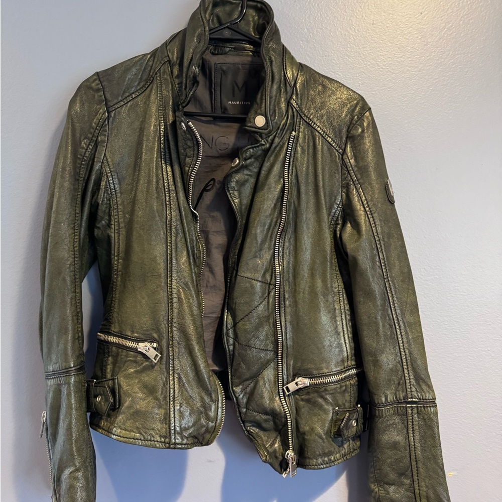 Mauritius Women’s Leather Jacket - Gem